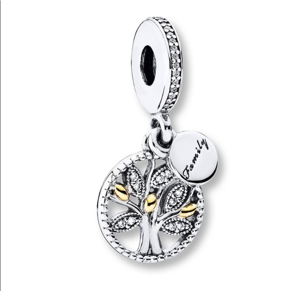 Pandora | Jewelry | Pandora Family Tree 4k Dangle Charm | Poshmark